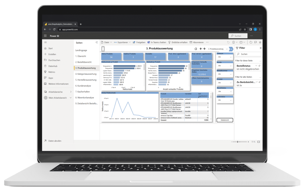 E-Commerce Performance Analytics - amexus®