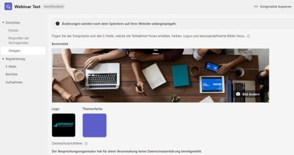 Webinare mit Microsoft Teams - amexus®