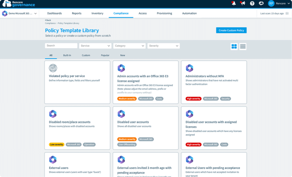 Microsoft 365 Governance mit Rencore - amexus®